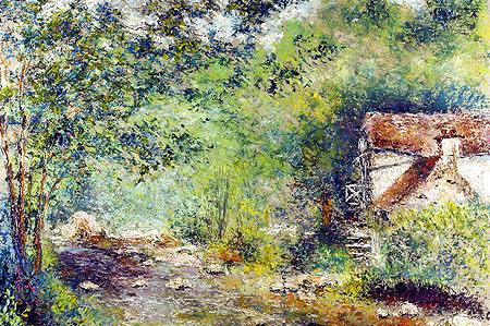 PIERRE VALLON - Impressionist painter in pastel colors